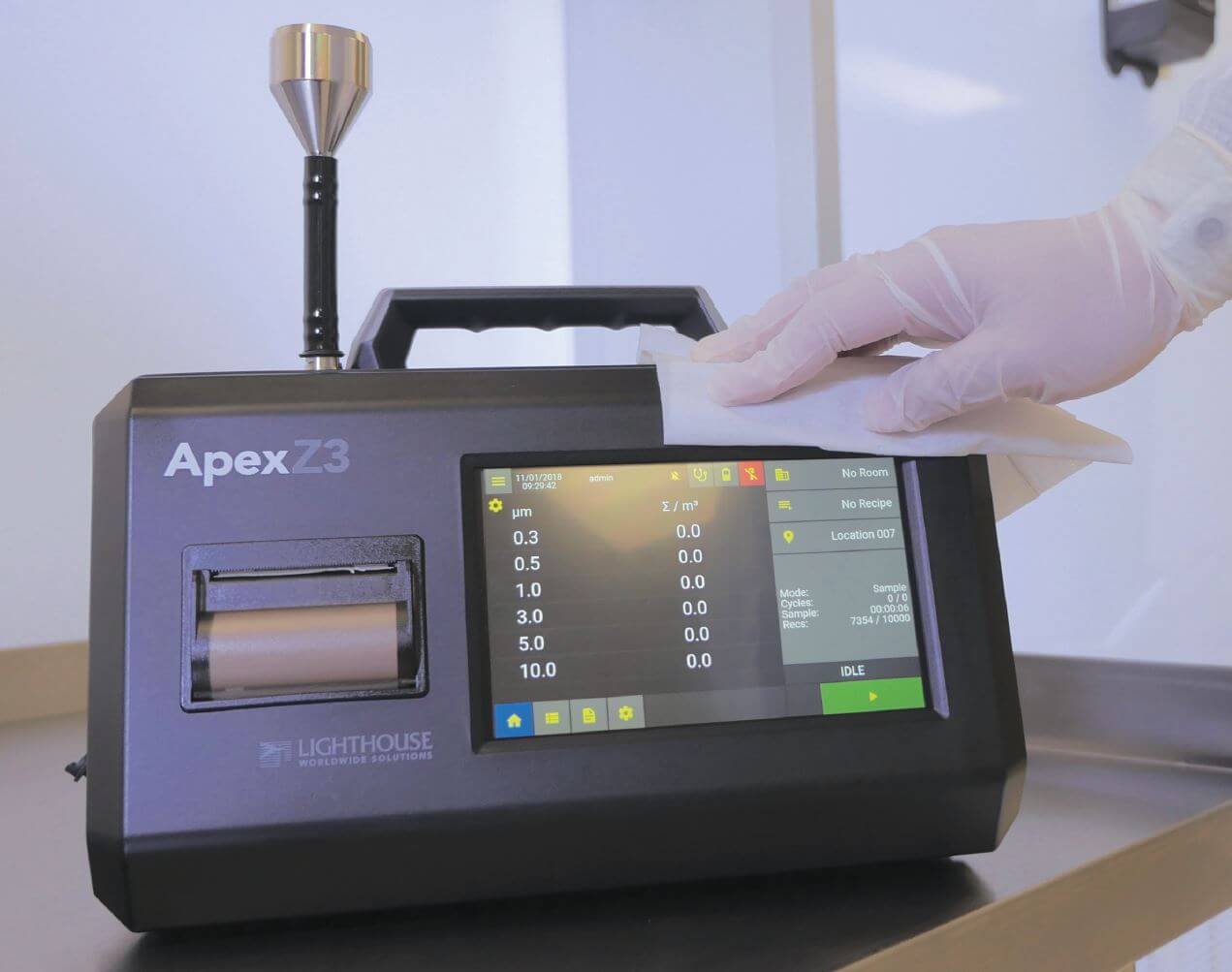 Lighthouse particle counter - Switzerland representative BAKRONA